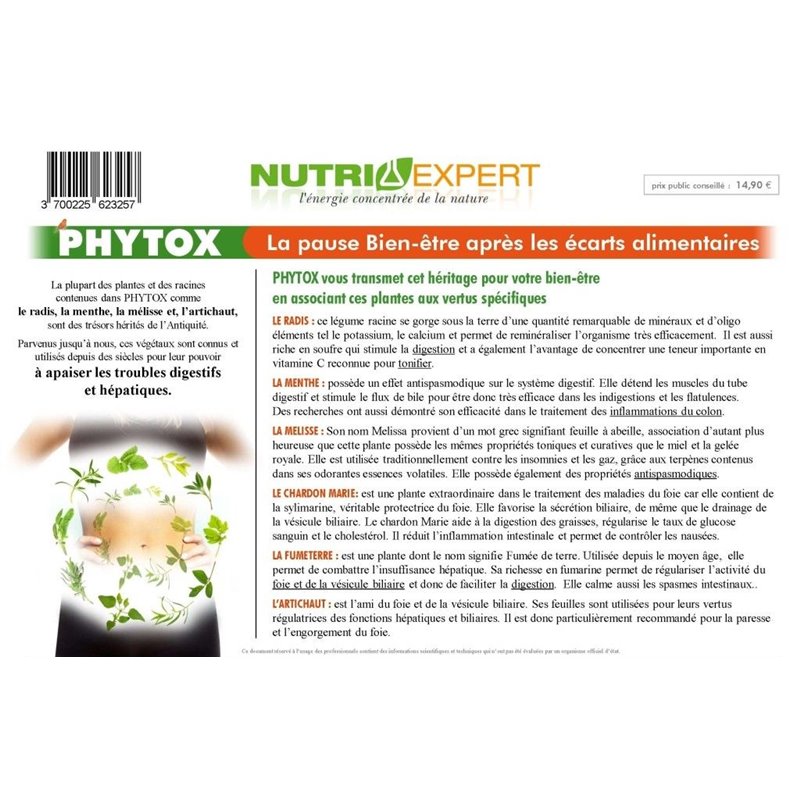 Phytox Regulador Phytox e Estimulante Natural Hepático e Digestivo