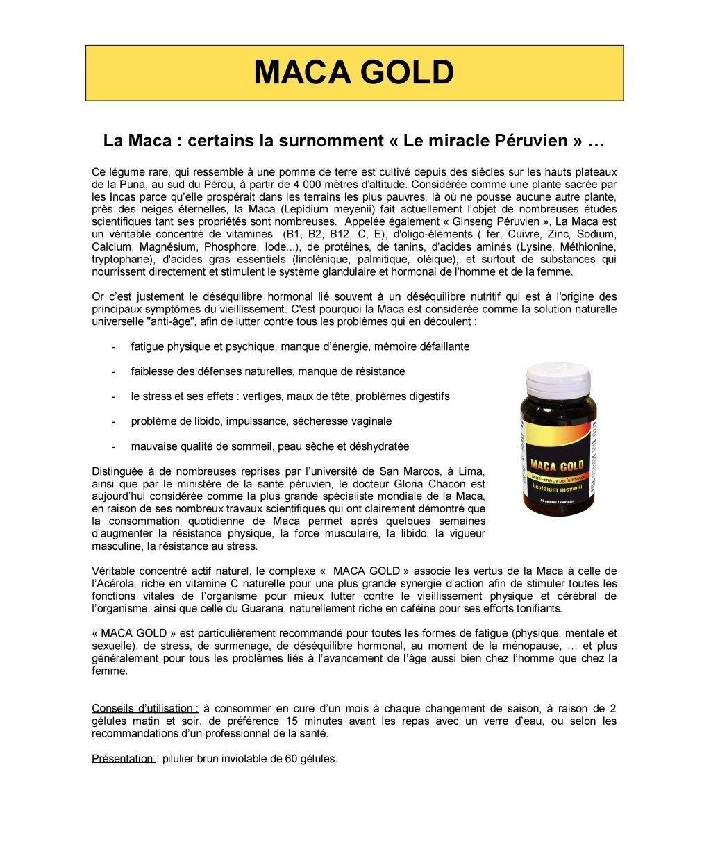 Maca Gold Maca Gold Amplificateur Sexuel
