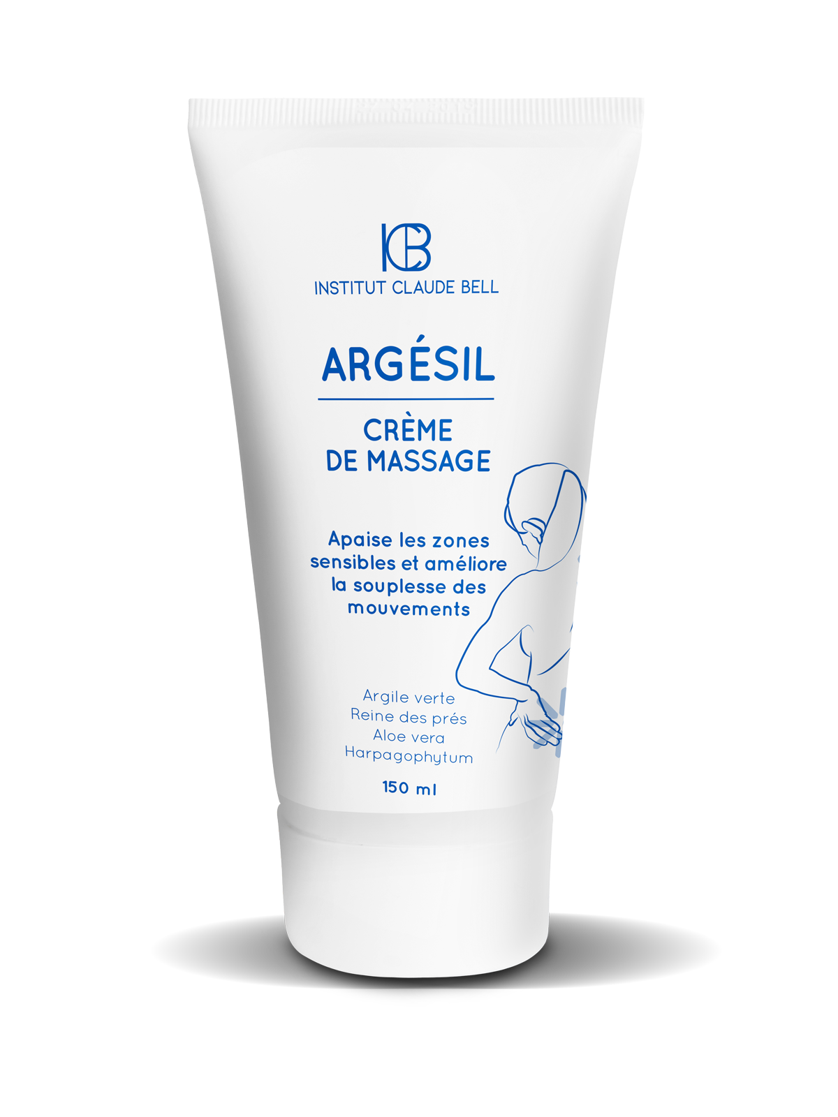 ARGESIL.CORPS Argésil Crème Argile Verte Articulaire pour le Corps